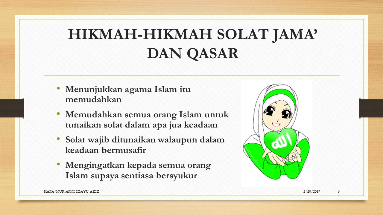 Hikmah Solat Jamak Dan Qasar - KorbintinArmstrong