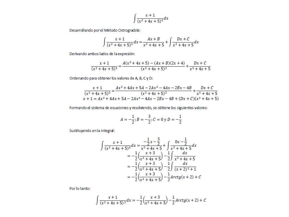 Colección de Ejercicios de Matemáticas "CEM": Integral Parcial por el ...