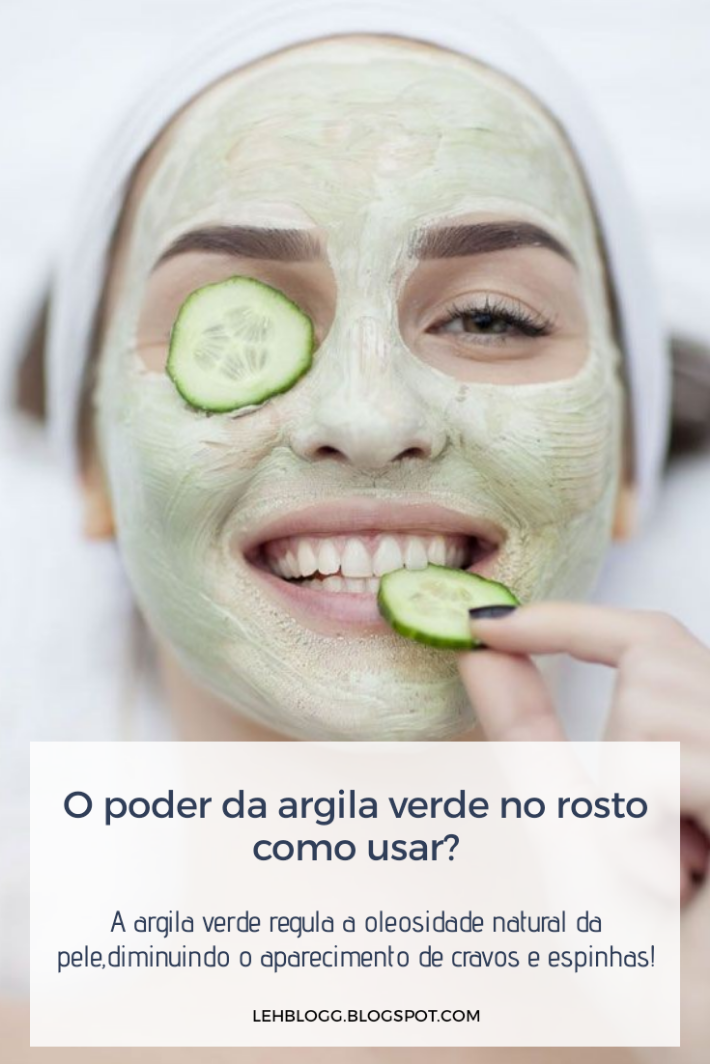 O poder da argila verde no rosto como usar? - Meiga e Ondulada