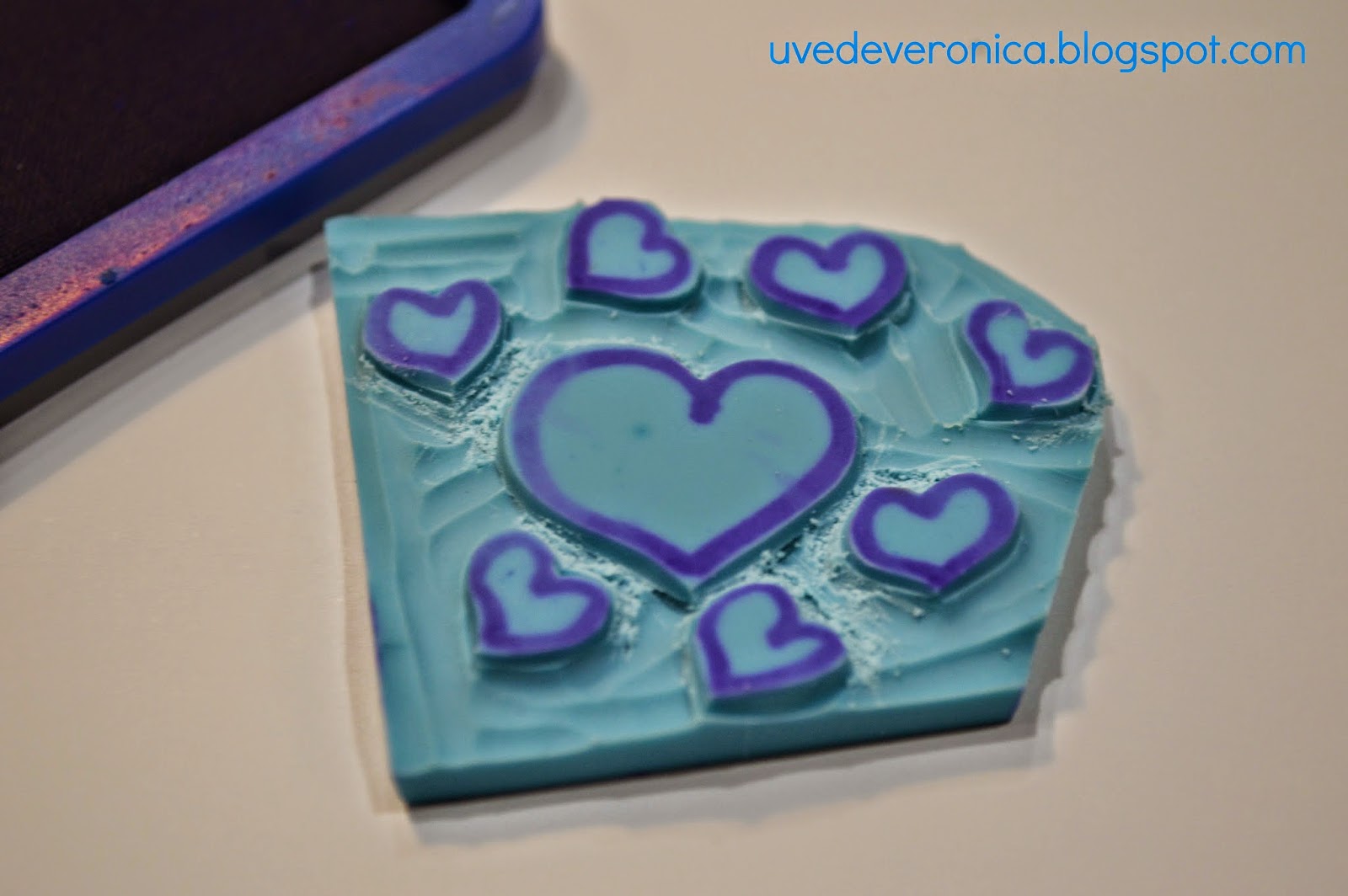 Sellos con corazón - Tutorial | uVe Original. Moda y complementos Handmade