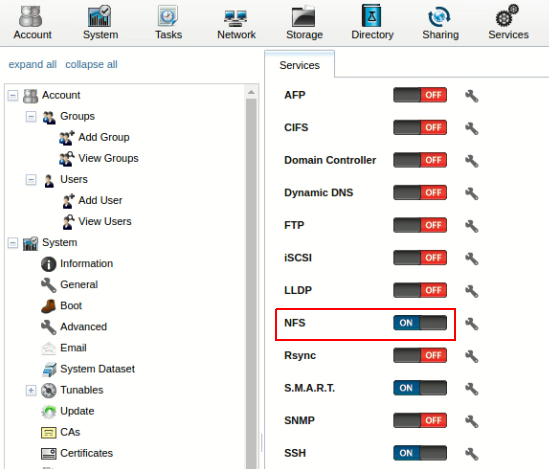 Membuat Nfs Server Menggunakan Freenas