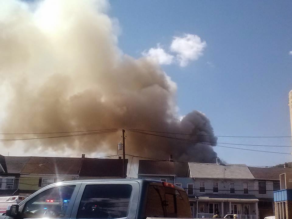 Out of County: Reported 3rd Alarm Working Structure Fire in Shamokin