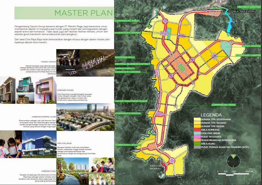 Citra Maja Raya Lebak Balaraja Banten : Master Plan Citra Maja Raya