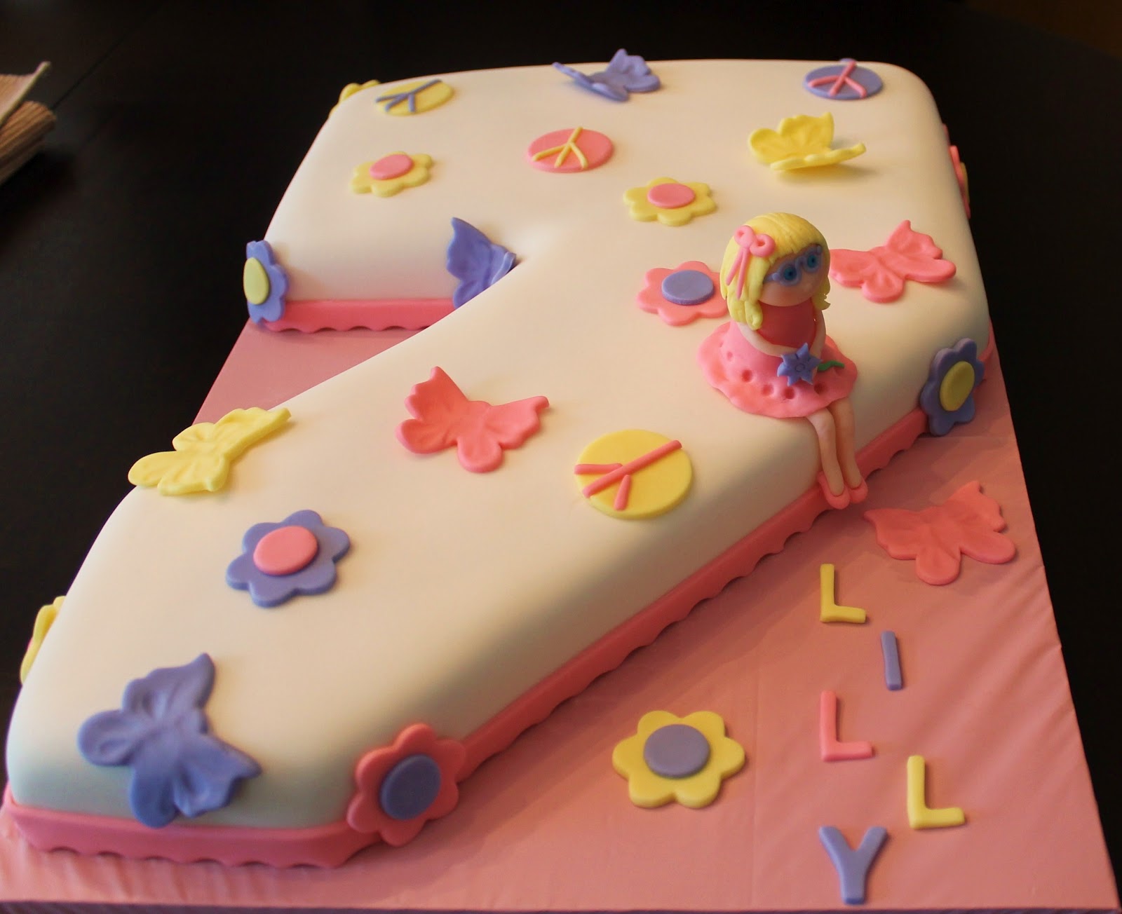 Creative Cakes by Lynn: Number 7 Cake