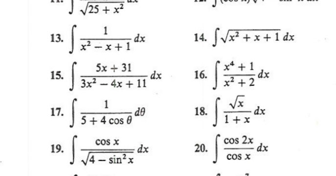 100 Integral Problems and Solutions (part 1) - Hasbiansyah Cahyadi