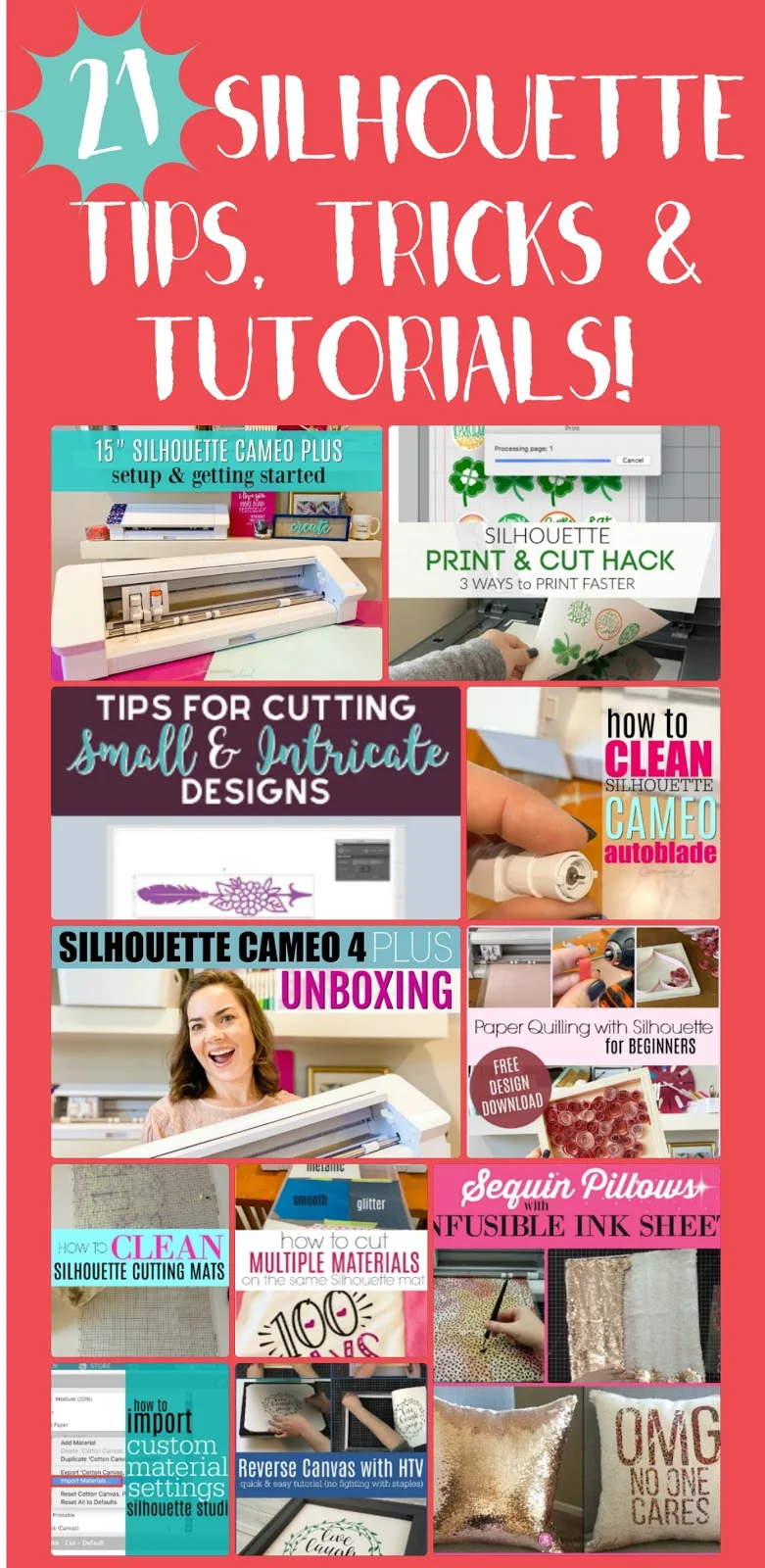 21 Silhouette Tutorials, Tips and Tricks (February Wrap-Up ...