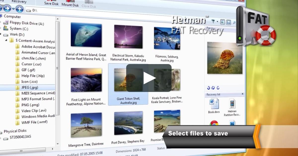Recover Data Tool Software File Allocation Table Fat Or Ntfs Recovery Techniques