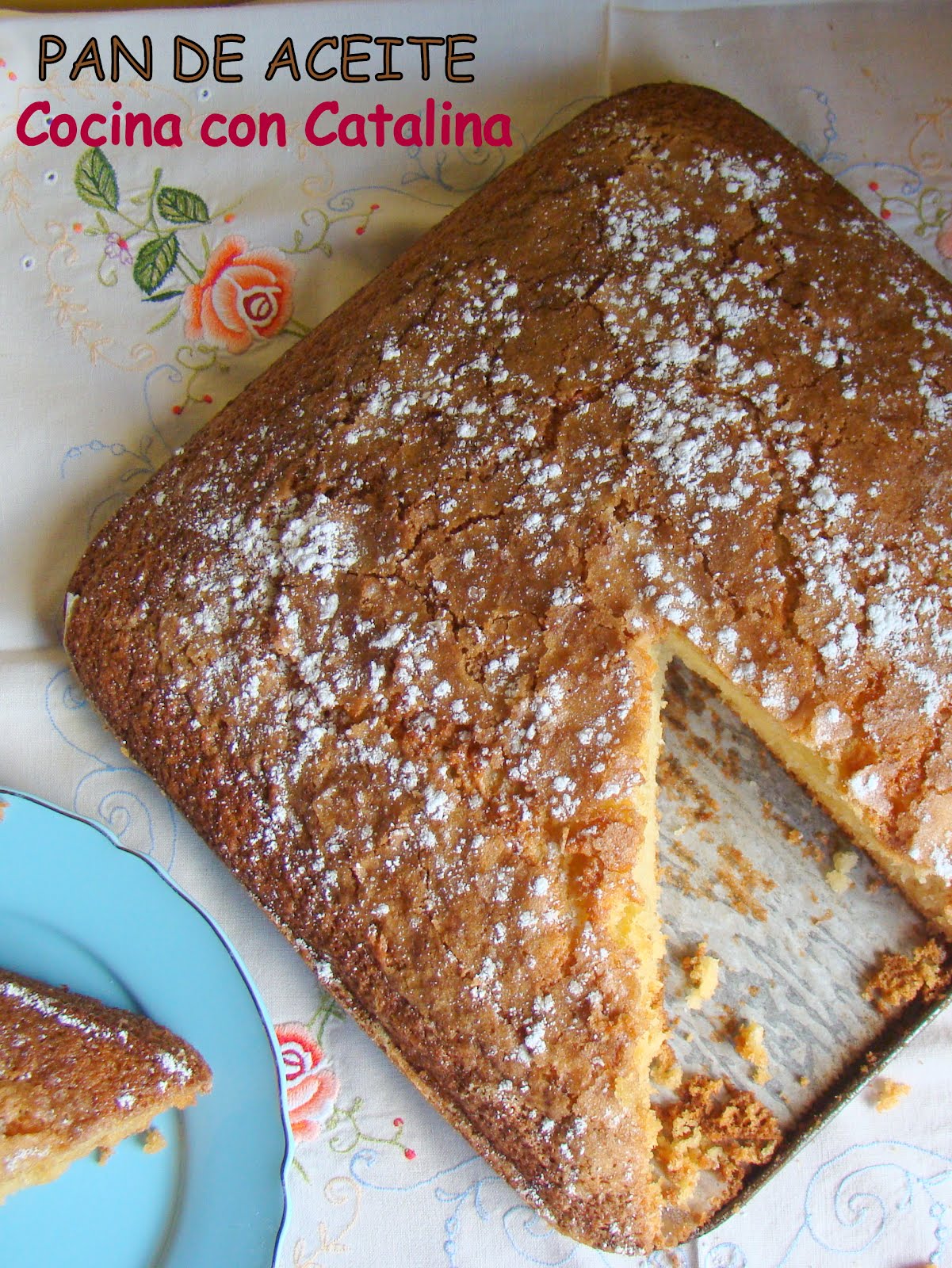 COCINA CON CATALINA: Pan de Aceite o Bizcocho hecho con Masa Madre ...