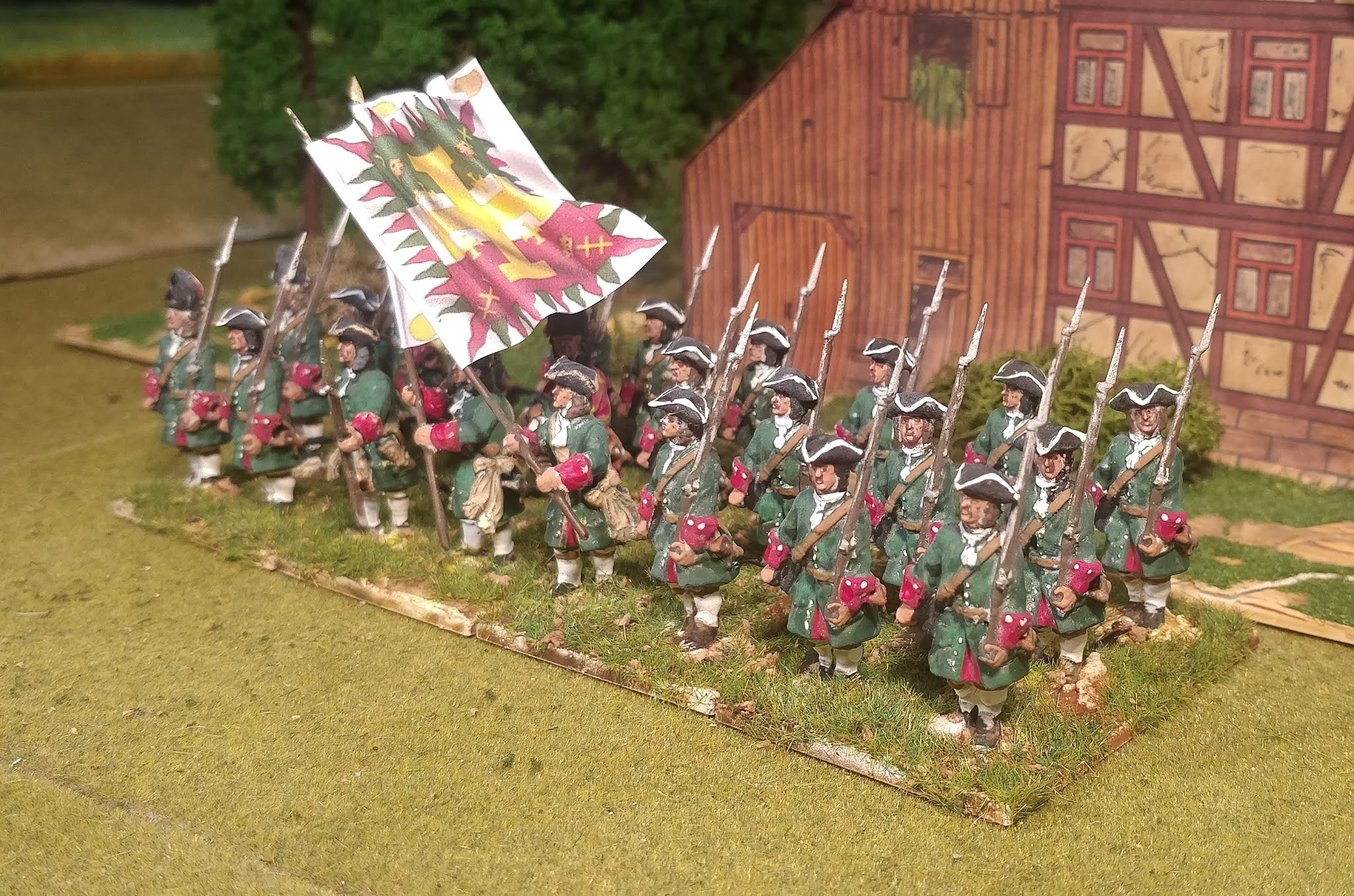 Painting Wargames Figures: 28mm WSS: Austrian Regiment Carl Joseph ...