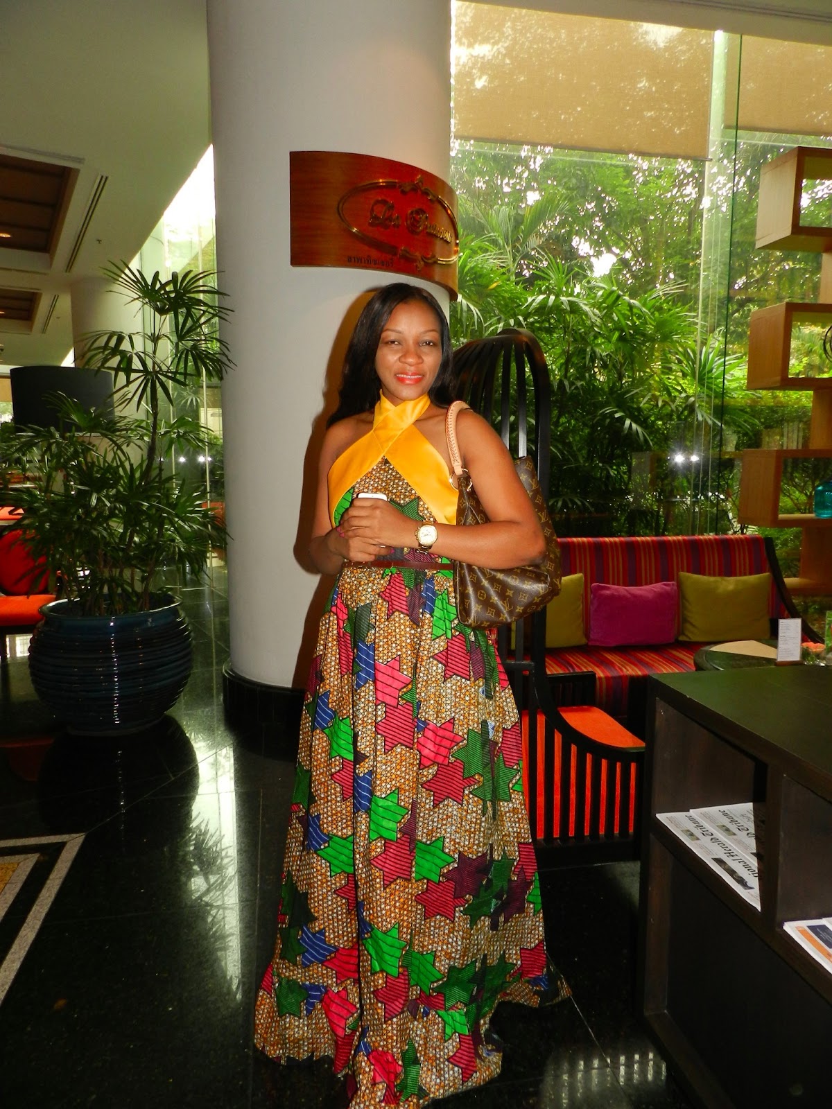 Kiki's Fashion: Kitenge Maxi dress designed by Kiki