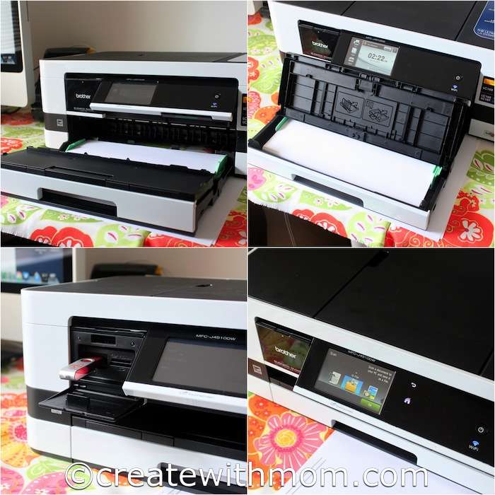 Create With Mom: Smart, Sleek Brother Printer that will help our workspace