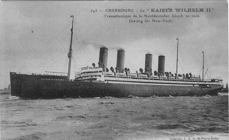 EARLY 20TH CENTURY GERMAN PASSENGER LINERS