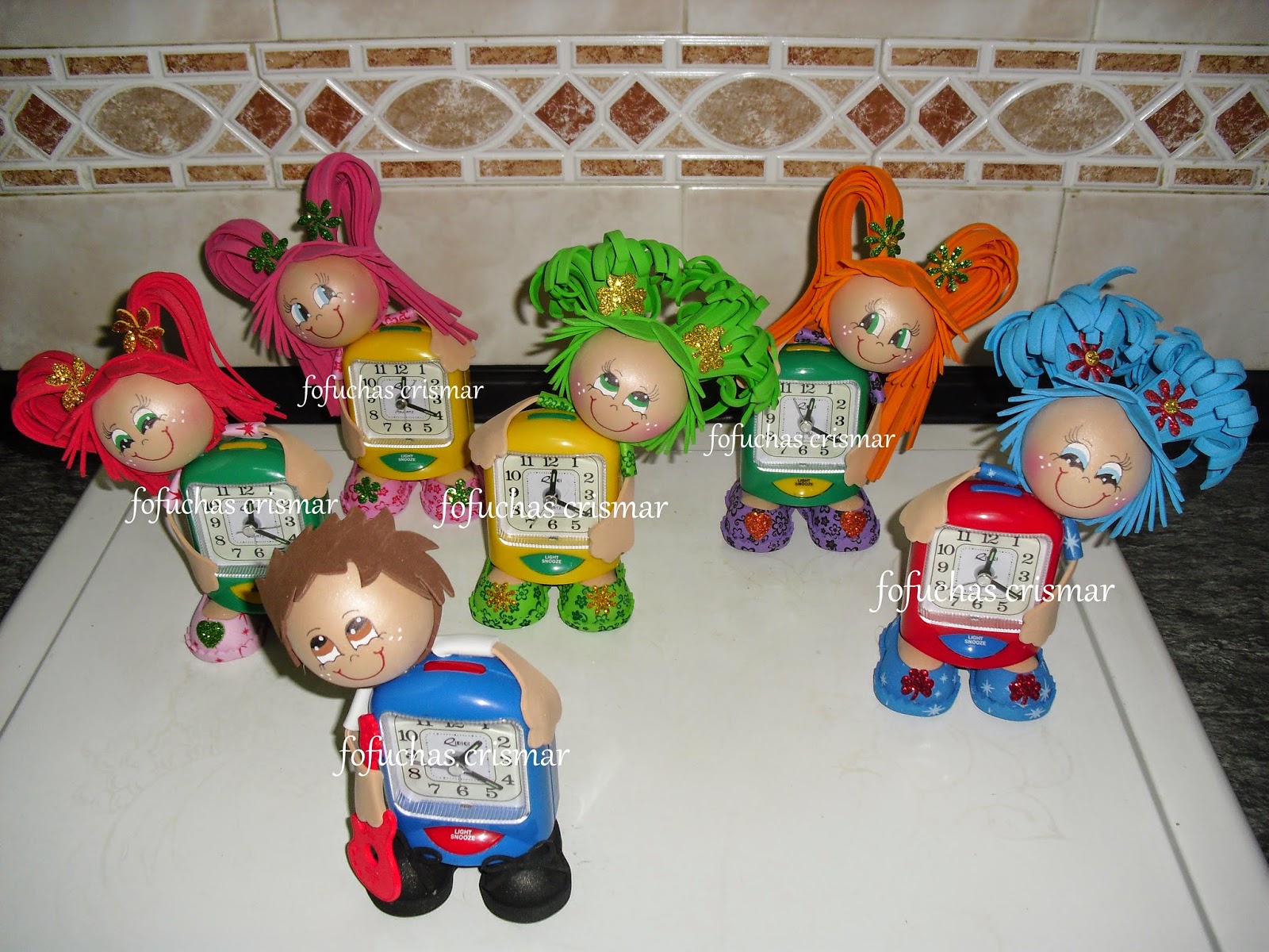 FOFUCHAS CRIS&MAR: Fofu-relojes muy chulos.