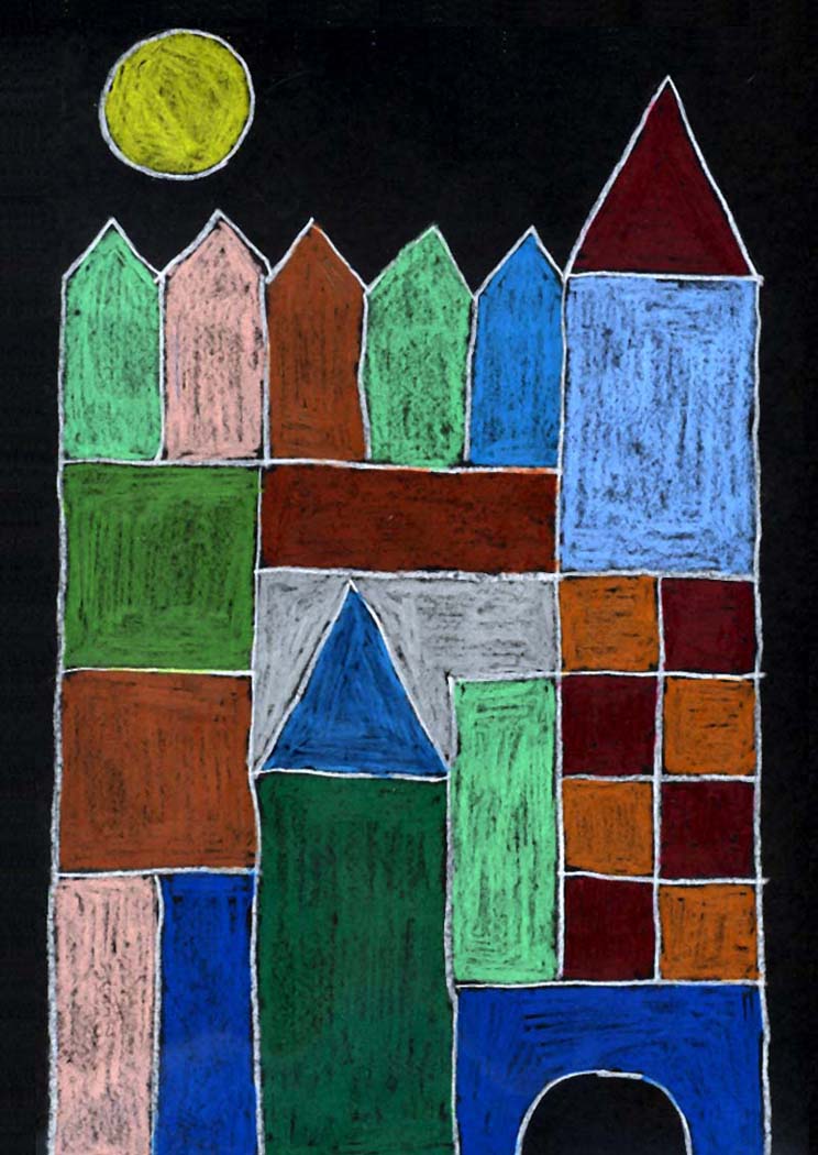 Paul Klee Castle Drawing - Art Projects for Kids