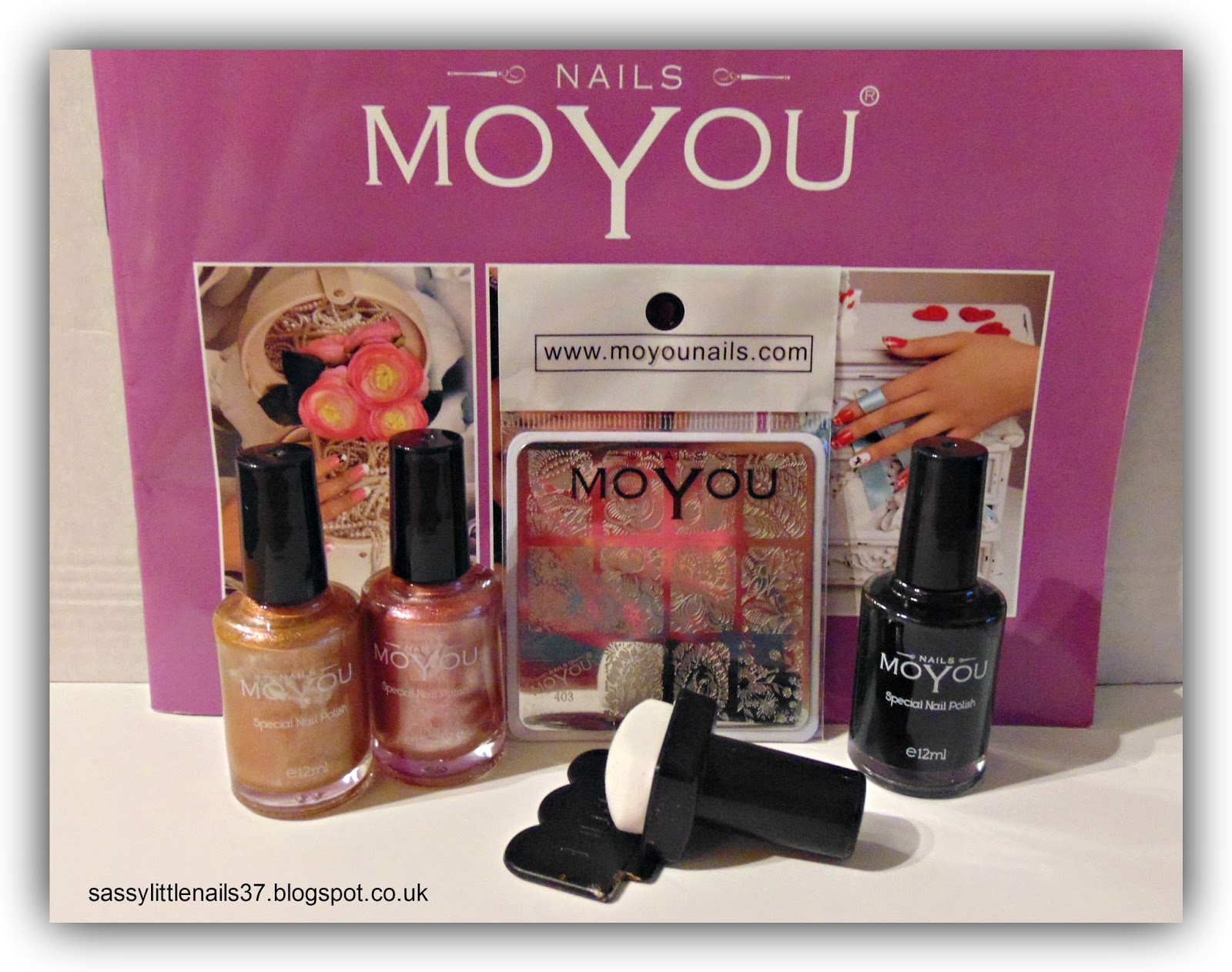 SassyLittleNails: Moyou Nails Square stamping plates review 9