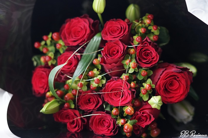 Prestige Flowers | The L'Amore Bouquet - DB Reviews - UK Lifestyle Blog