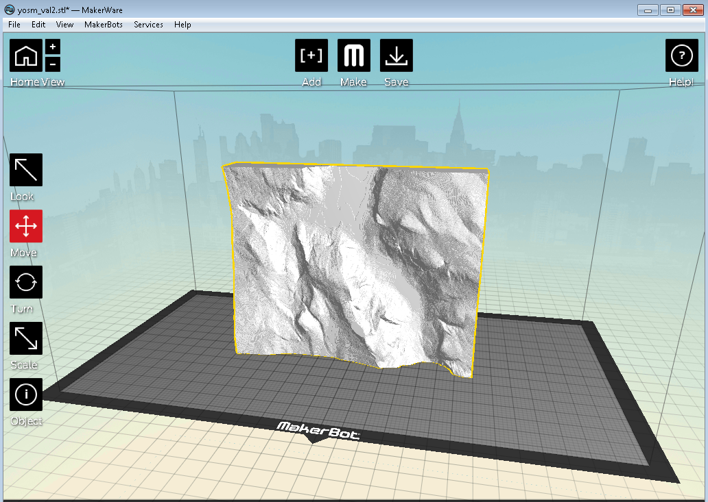 Advanced Geographic Research: Converting DEMs to STL files for 3D printing