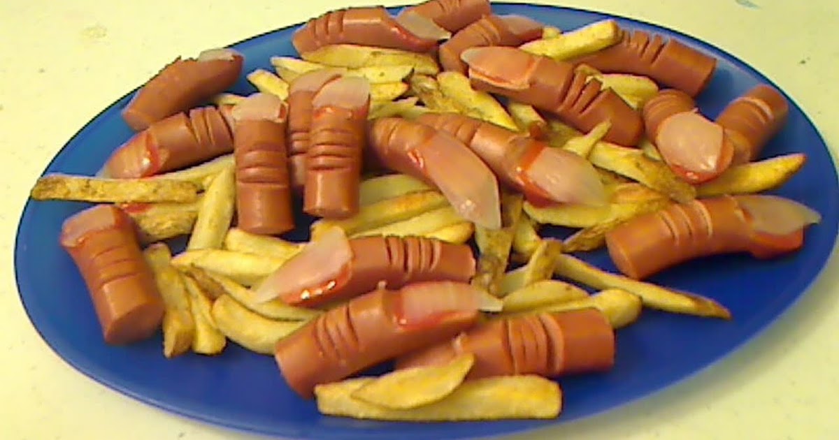 French Fry Diary: Halloween Weenie Fingers, with Fries