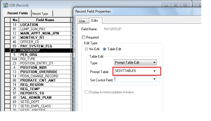 Dynamic Views In Peoplesoft