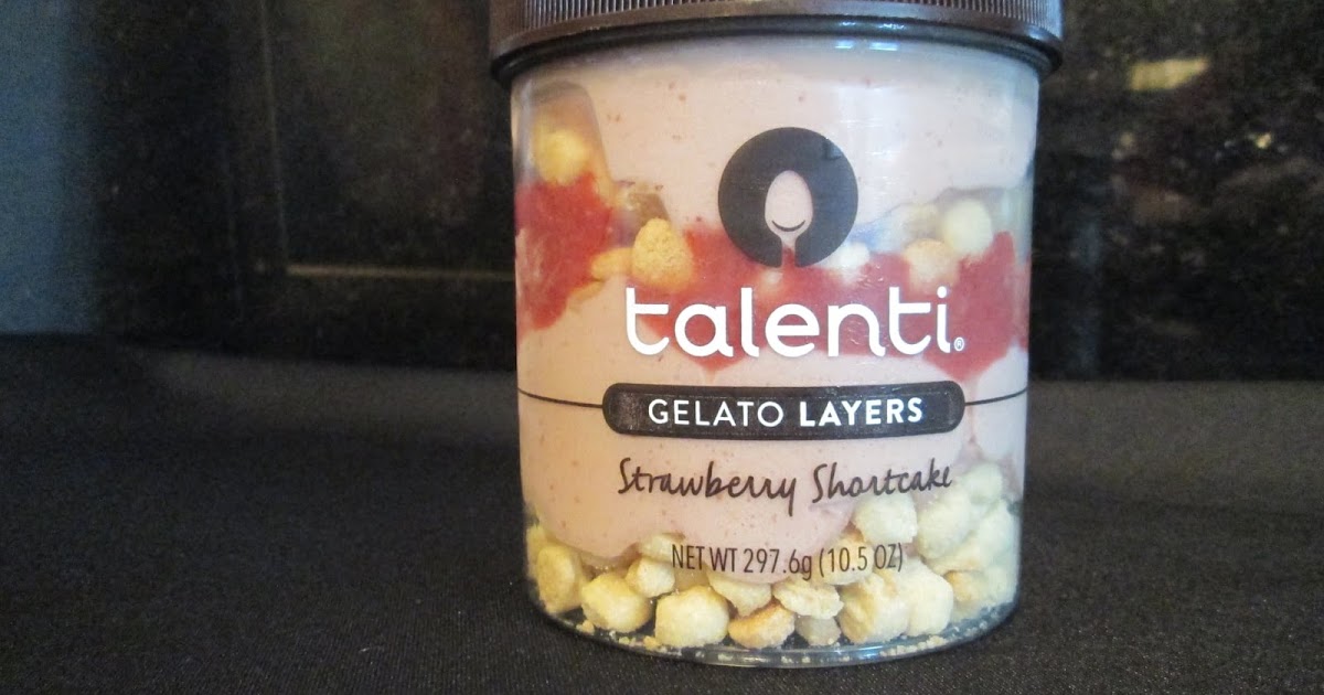 David's Ice Cream Reviews: Talenti - Strawberry Shortcake