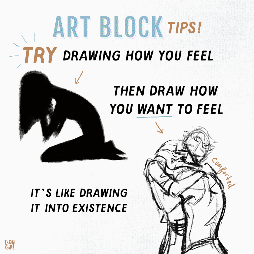 11 Tips to Overcome Art Block | Lion Girl's Lost and Found