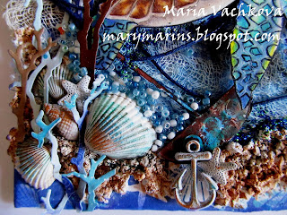 "Under the Sea" Mixed Media Canvas