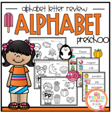 Alphabet Review for Preschool ~ Preschool Printables