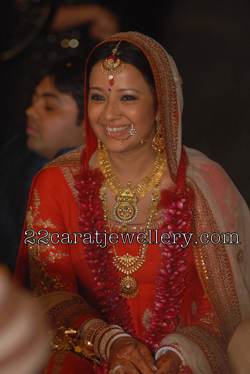 Reema Sen in Traditional Bridal Jewelry - Jewellery Designs