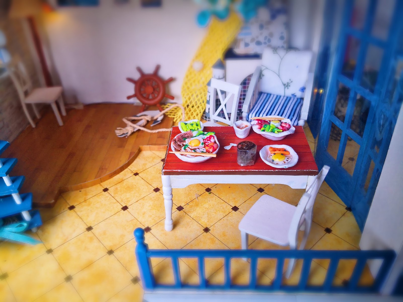 DIY Fake food - Miniature noodle Mini egg noodles, rib noodles, poached ...