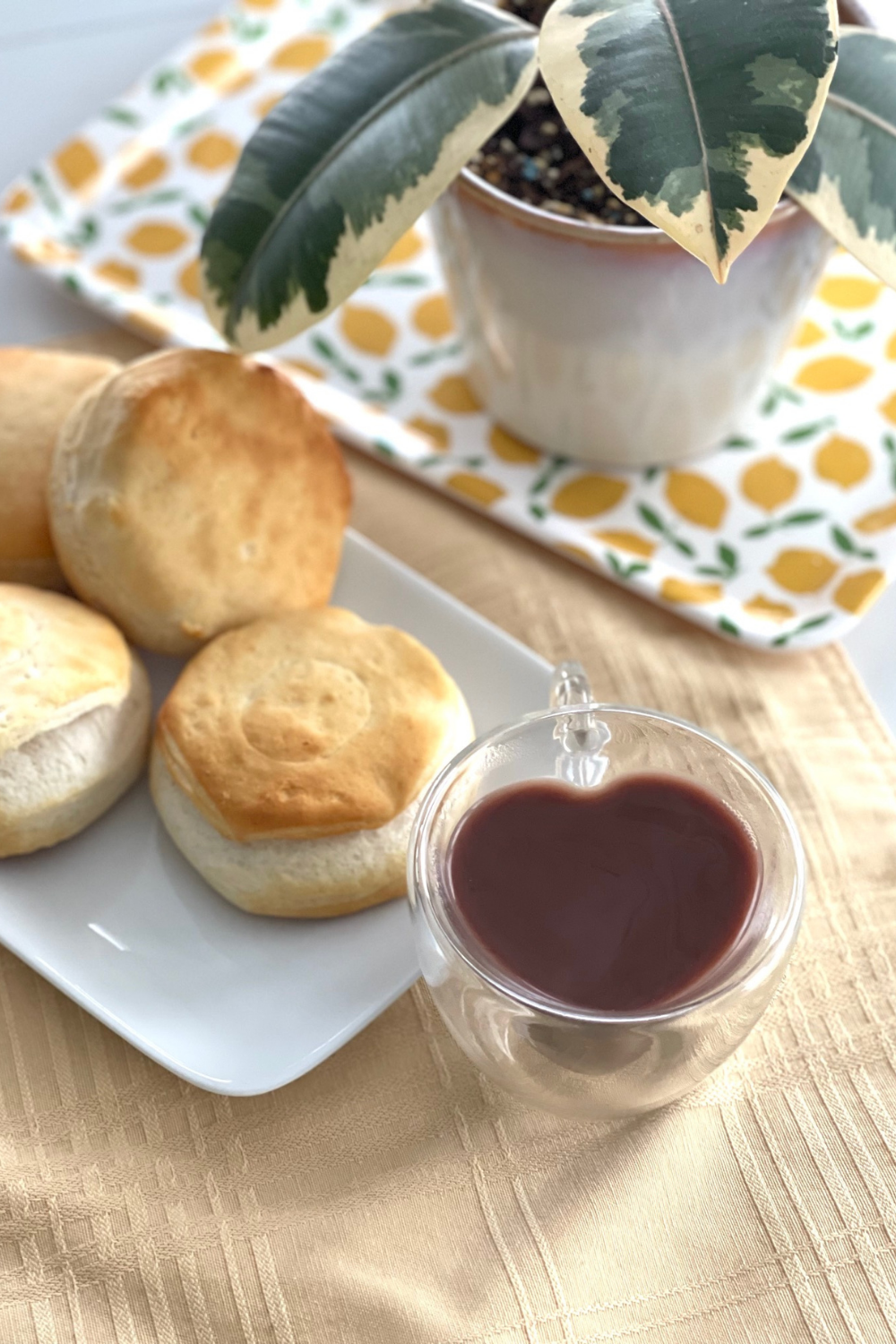 Air Fried Biscuits and Cocoa Tea | Our Good Life