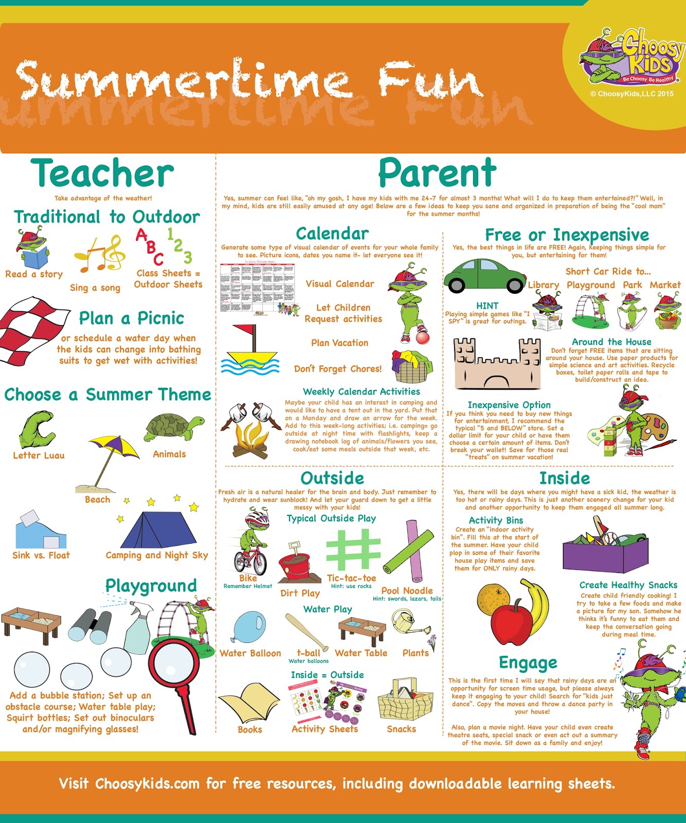Choosy Kids: Summer Fun!