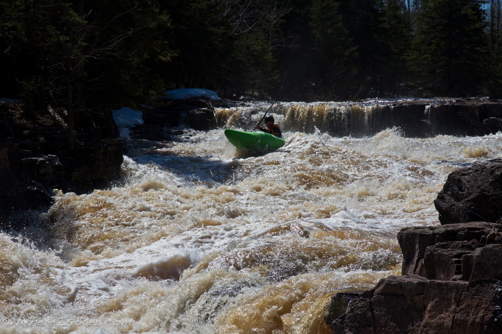 Where Is Baer ? : Icebergs and mile long slides, Split Rock River, MN ...