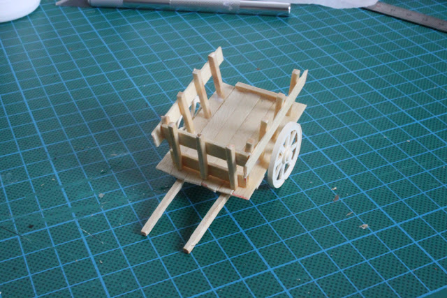 [Tuto] Création d'une charrette médievale 28mm