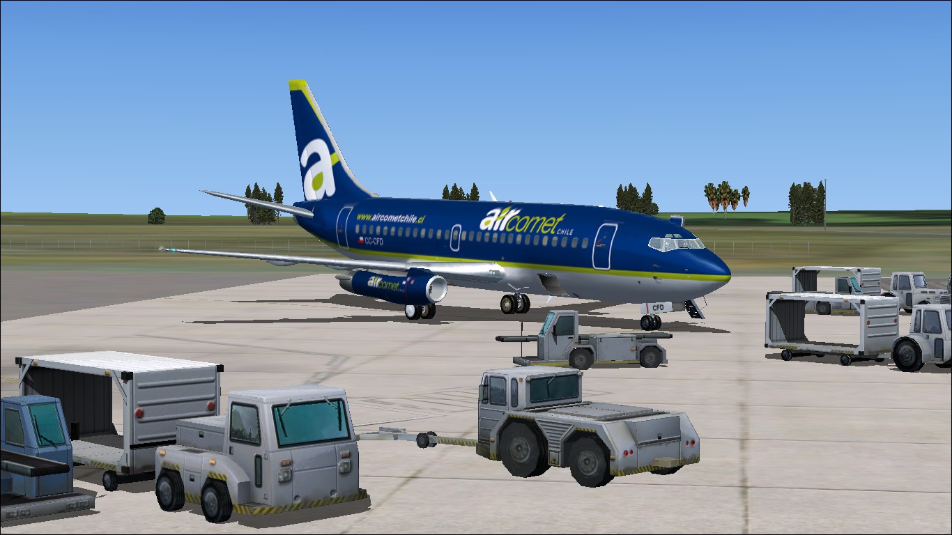 AeroJuanes: Boeing 737-200Adv "Air Comet Chile"