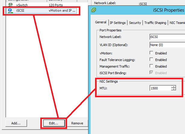 VMWare: Configurar Jumbo Frames | SYSADMIT