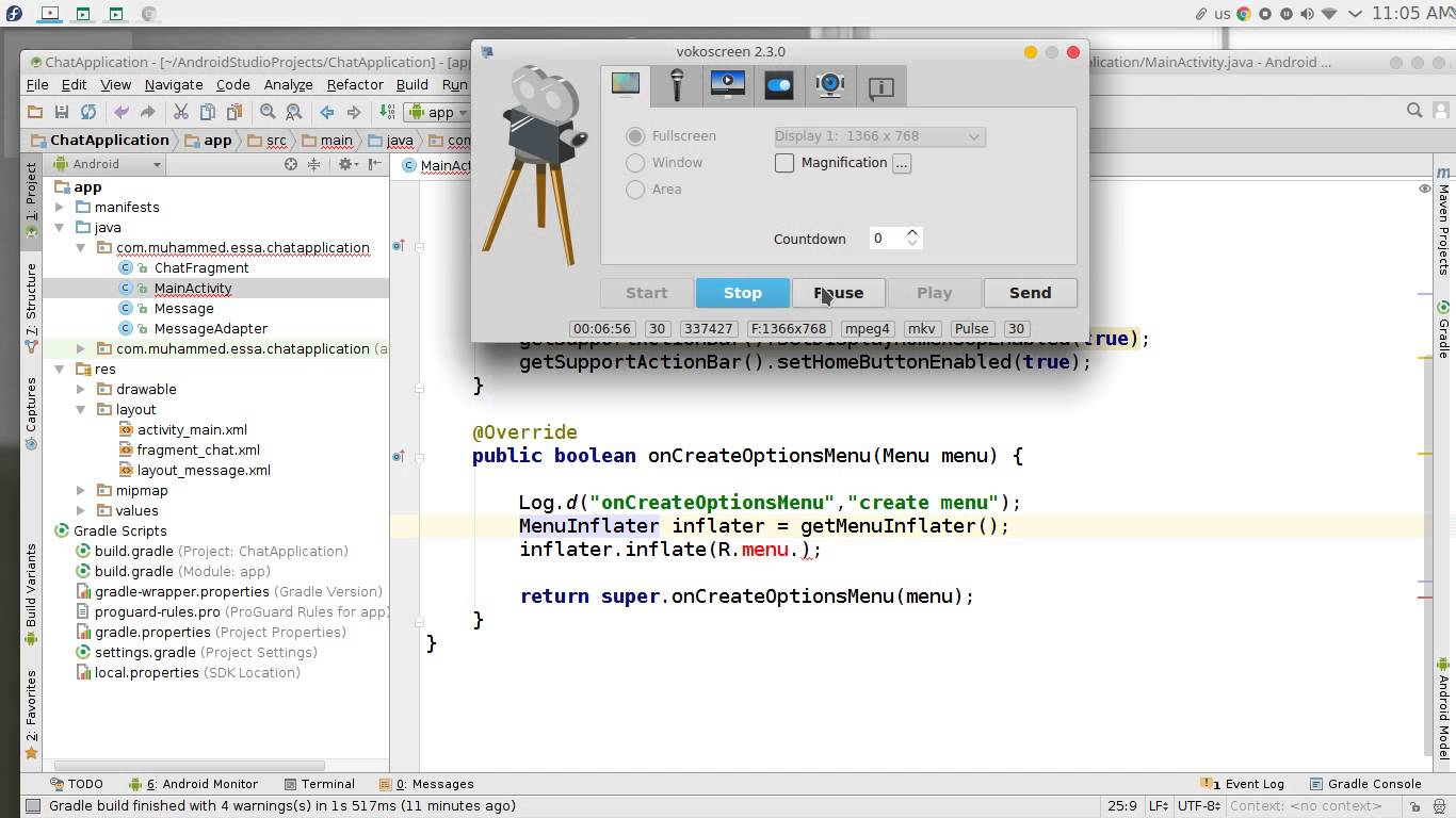 233 Android Studio Chat network JSON NodeJS JavaScript | كورسات بالعربي