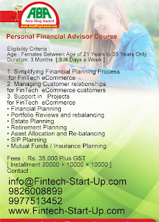 FinTech StartUp .com : Personal Financial Advisor Course