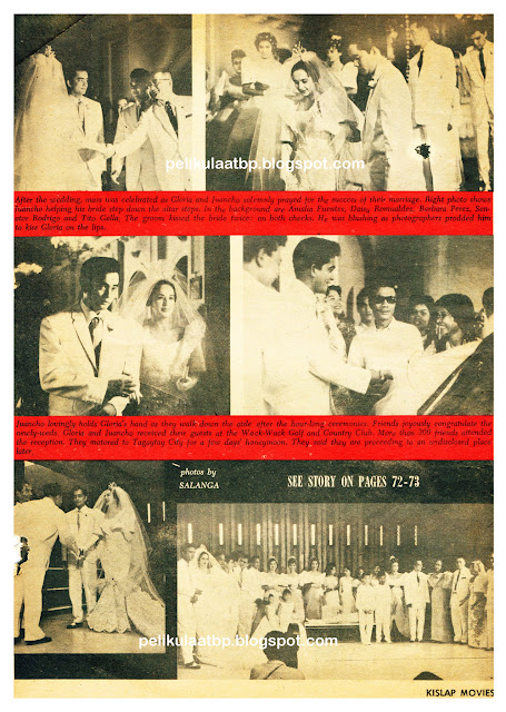 PELIKULA, ATBP.: THE JUANCHO GUTIERREZ-GLORIA ROMERO WEDDING (Kislap ...