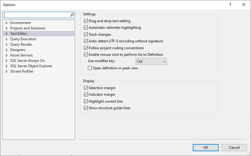 How to enable row number in SSMS