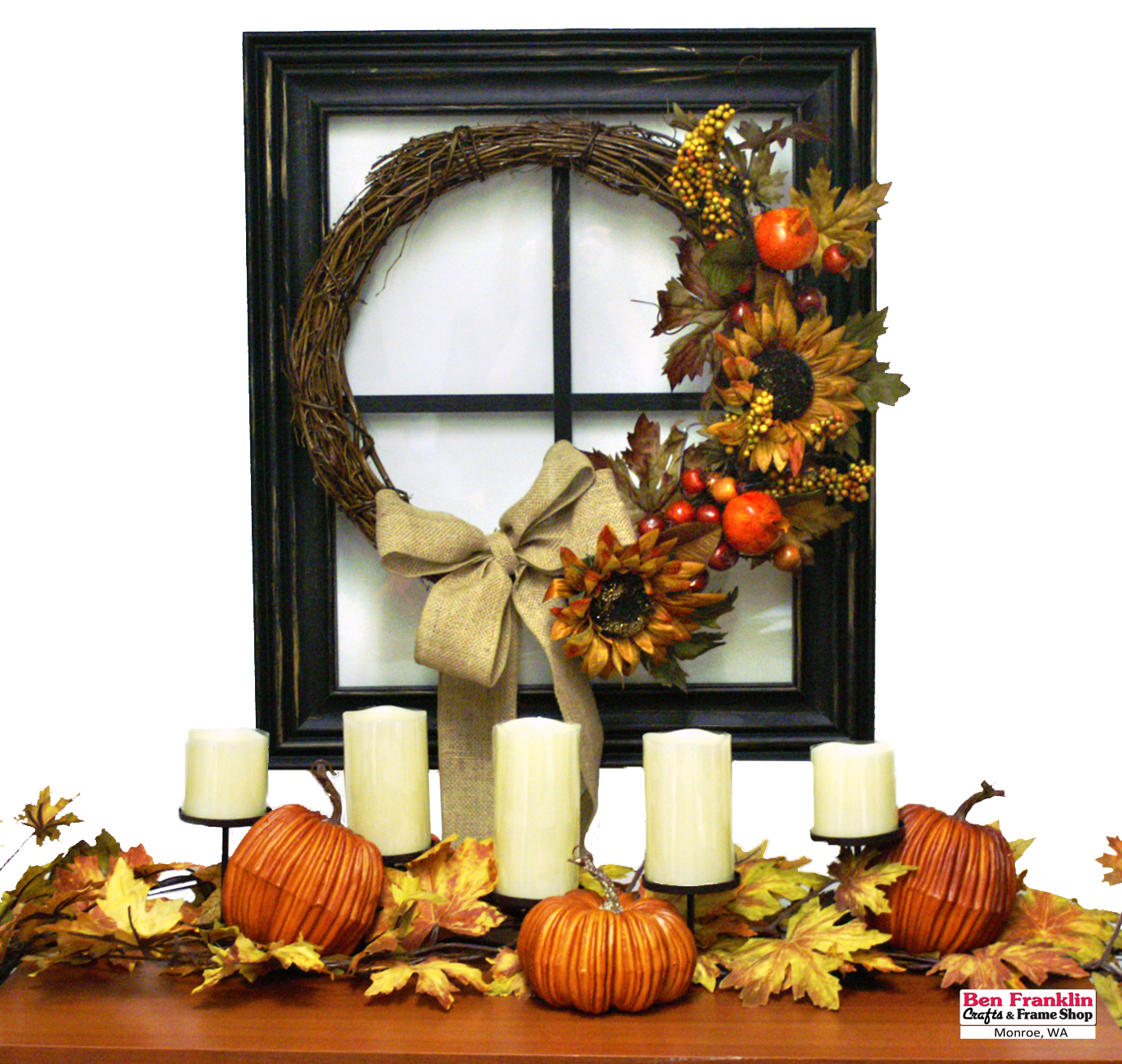 Ben Franklin Crafts and Frame Shop, Monroe, WA: Fall Decorating Ideas