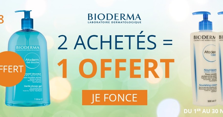 Pharmacie Anglo Française Cannes: [BIODERMA] 1 produit offert pour 2 ...