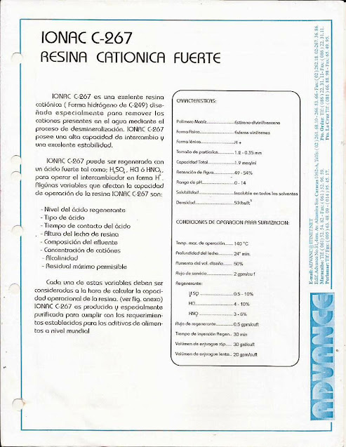 EL AGUA: Imágenes, folletos, afiches, reportajes, ...: Resinas de ...