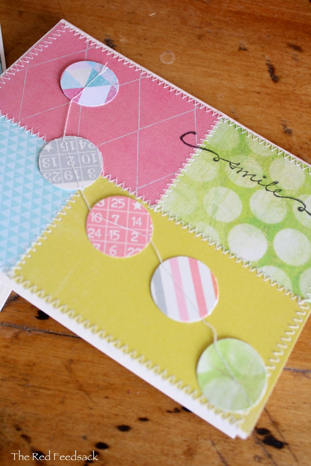 The Red Feedsack: Home-Made Cards {Tutorial}