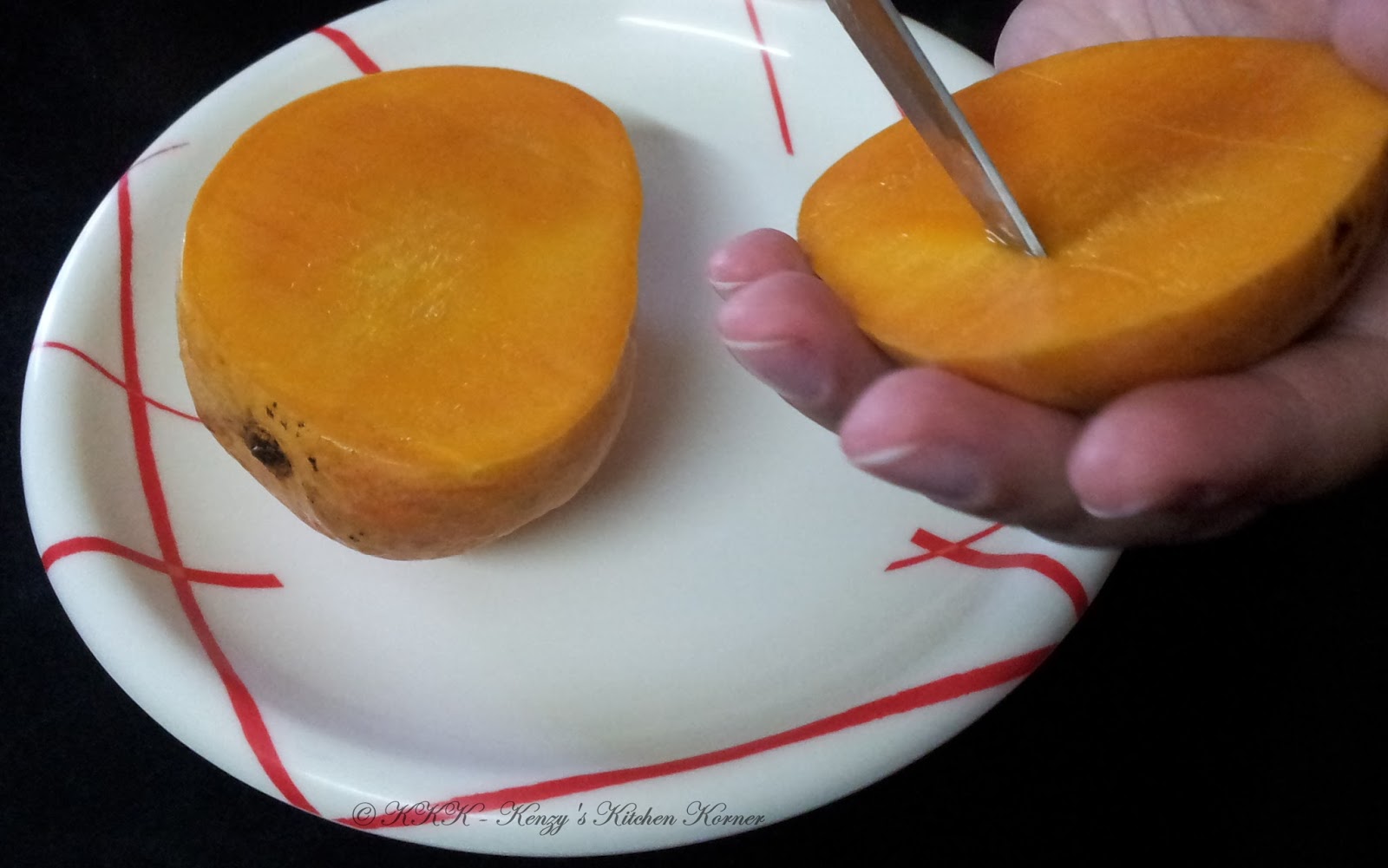 Kenzy's Kitchen Korner... : Basic Decorative Mango Cutting