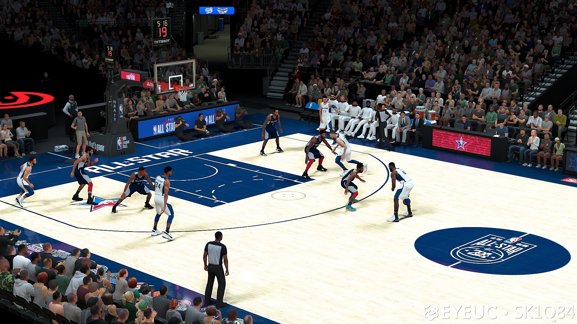 NBA 2K22 All-Star Game Court "Tribute to Mamba" by SK1Q84 & xzqiq6y ...