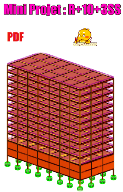 Mini Projet : bâtiment R+10+3SS - Un site dédié à la conception plan de ...