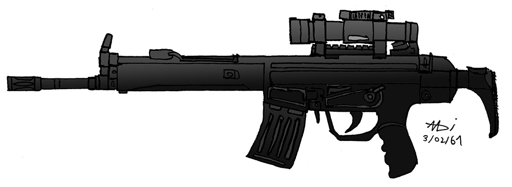 AAG_th บันทึกประจำวัน: วันทหารผ่านศึก ๒๕๖๑ (HK33A3 with Aimpoint 5000)