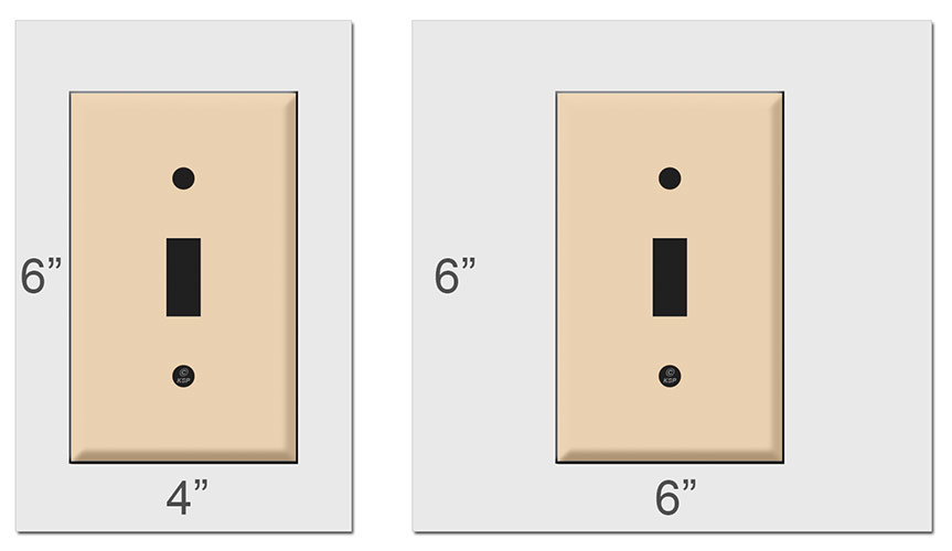Kyle Switch Plates: Odd Sized Light Switch Plates & Outlet Cover Solutions