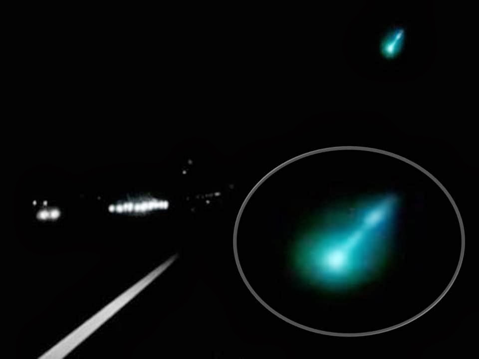 Bright Meteor with green/blue tail over the Netherlands and UK on ...