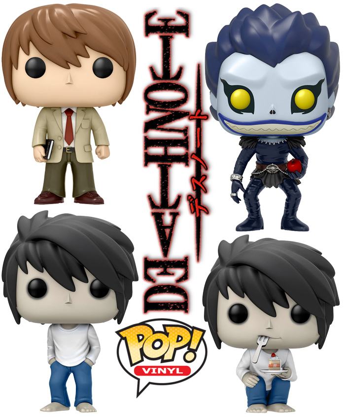 Funko mostra os primeiros bonecos de Death Note - Estante Nerd